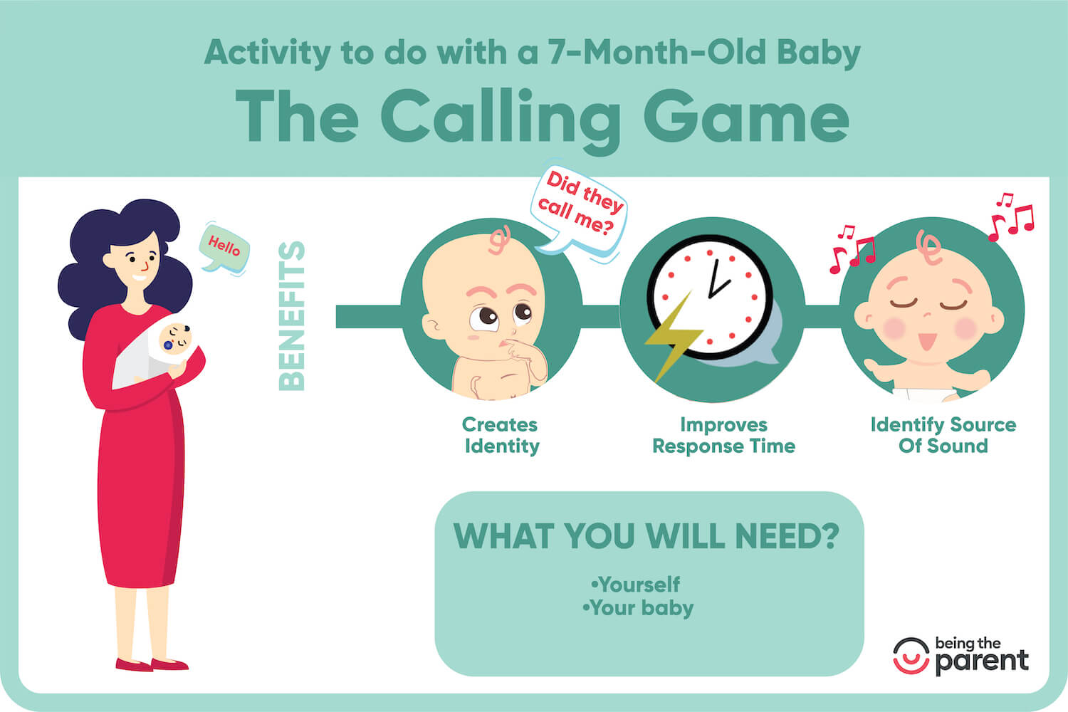Top Activities For A 7 Month Old Baby - Benefits and Tips For Parents - Being The Parent