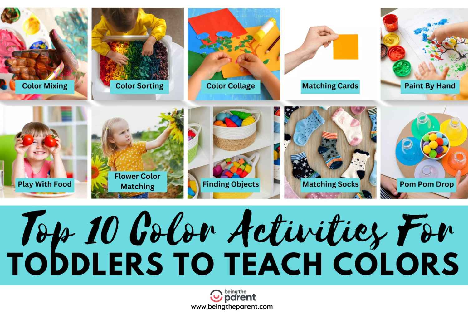 Top 10 Color Activities and Games For Toddlers to Teach Colors
