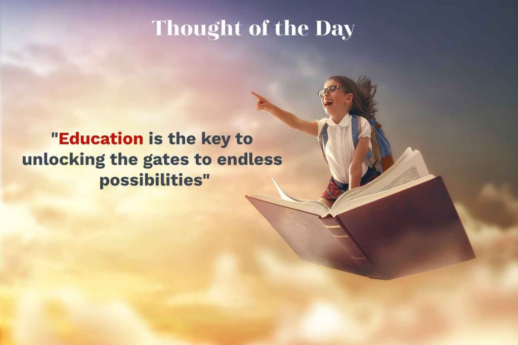 Thought of the day for kids - Being The Parent