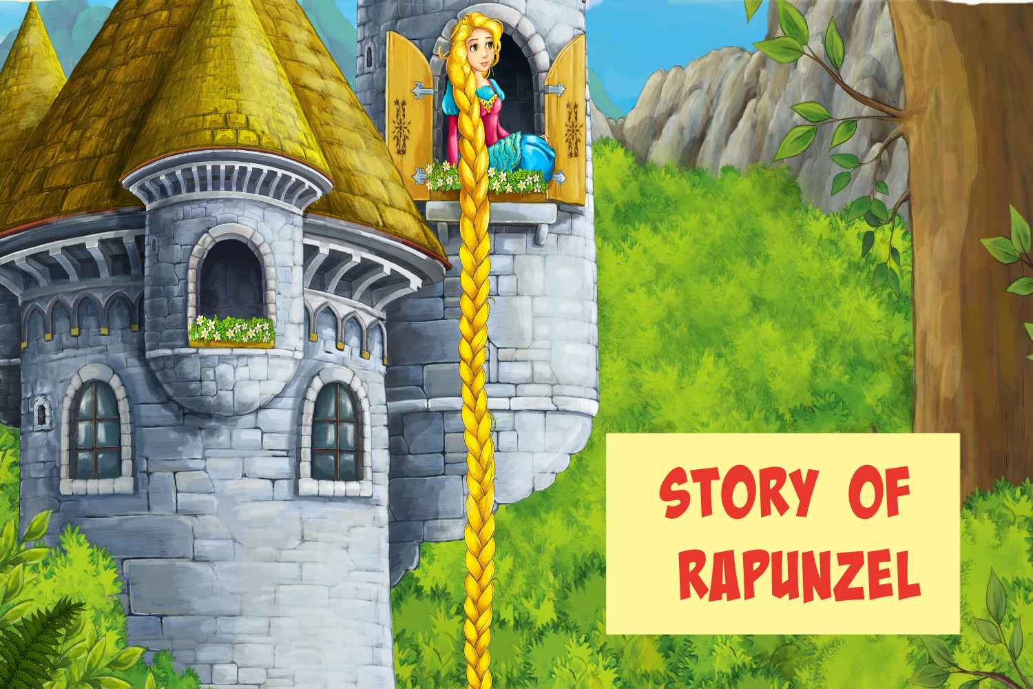 Rapunzel Story For Kids With Moral in English